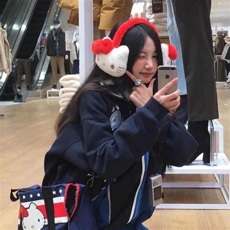 Hello Kitty Ear Muffs In Kawaii Shop
