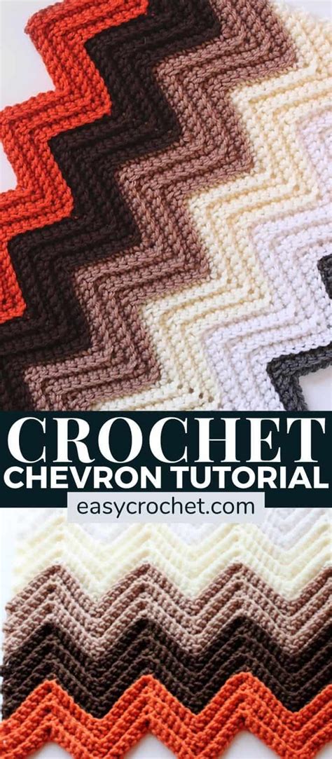 Chevron Crochet Blanket Pattern Easy Crochet Patterns
