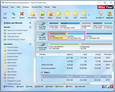The Best Way To Split Large Drive To Two Small Partitions