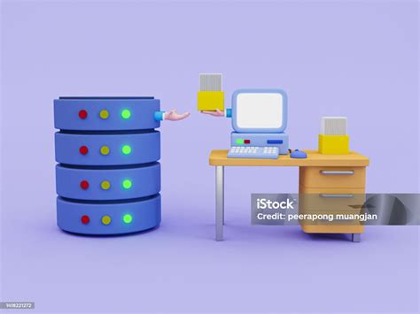 3d Storing Data In A Database Document Security Concept File Backup