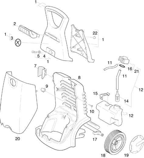 Pièces détachées Nettoyeur haute-pression KARCHER K 7.20MX *EU 1.034 ...