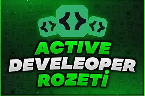 Dİscord Actİve Developer Rozetİ Aninda İtemsatış