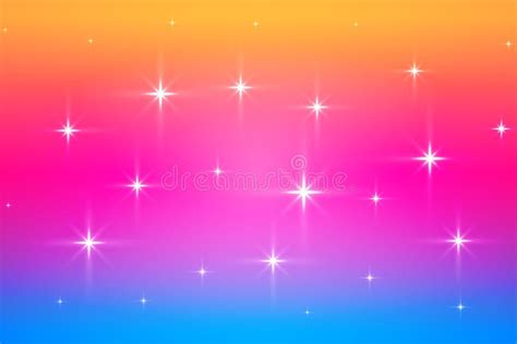 Abstract Colorful Fantasy Background With Shiny Effect Stock Vector