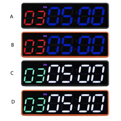 Gym Timer Clock Workout Timer Interval Clock Stopw Vicedeal