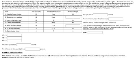 Solved The Cycle Time Is Seconds The Theoretical Number Of Chegg Com
