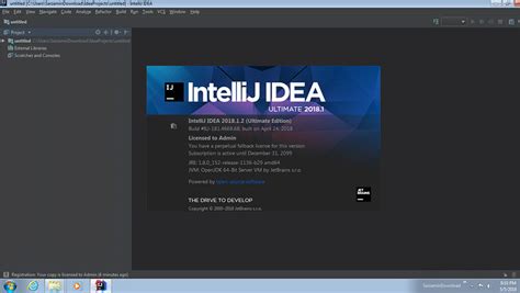 نرم افزار ساخت برنامه های جاوا برای ویندوز Jetbrains Intellij Idea 2018 1 2 Windows