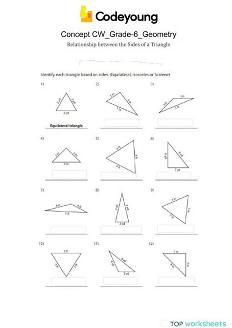 Relationship Between The Sides Of A Triangle Concept Cw Interactive