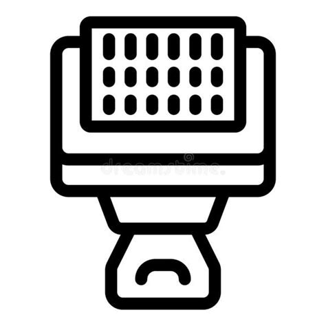 Icon Of A Machine Learning Algorithm Processing Data Stock Vector Illustration Of Pattern