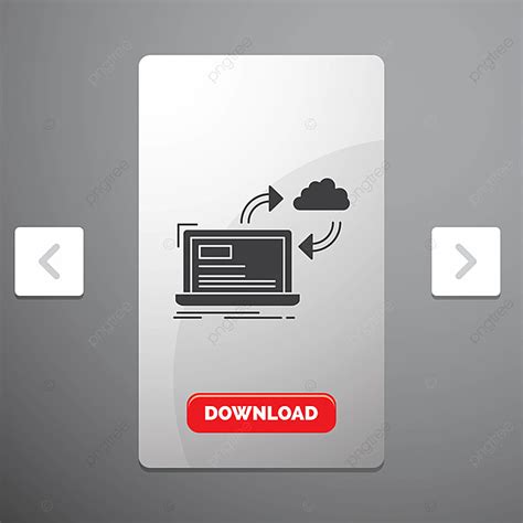 Data Sync Vector Art PNG Sync Processing Data Dashboard Arrows Glyph Icon In Carousal Data