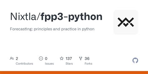 Github Nixtlafpp3 Python Forecasting Principles And Practice In Python