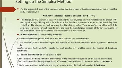 Solving Linear Programming Model By Simplex Methodpptx