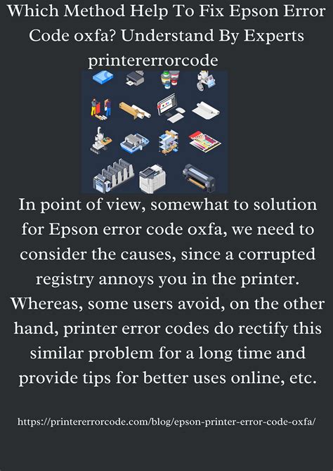 which method help to fix epson error code 0xfa understand by experts