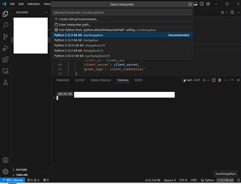 Vs Code Cant Find Python Interpreter In Wsl After Latest Update