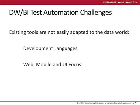 Test Automation For Data Centric Applications Pdf