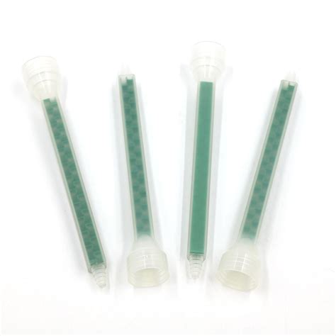 Static Mixer Plastic Resin Mixing Tip Epoxy Mixing Nozzle Tip For Adhesive Gun Applicator