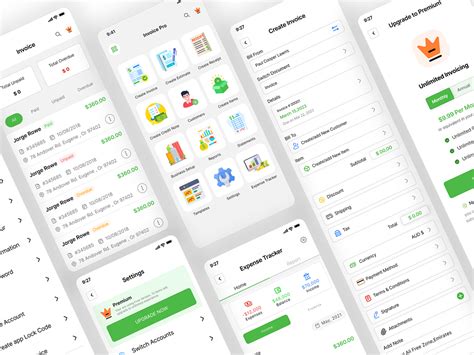 Invoice App Designs Themes Templates And Downloadable Graphic