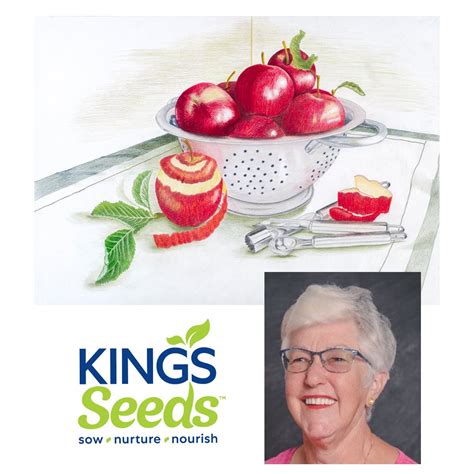 Dora Baker Is Kings Seeds Featured Artist For April — Botanical Art Society Of New Zealand