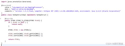 在eclipse中使用mapstructeclipse Mapstruct Csdn博客