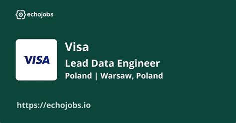 Visa Is Hiring Lead Data Engineer Warsaw Poland Poland Kafka Chef Docker Spring Api Hadoop