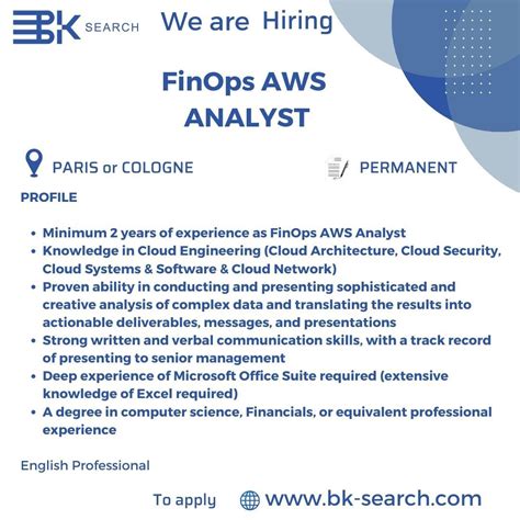 Wearehiring Finopsawsanalyst Profile Experience Data