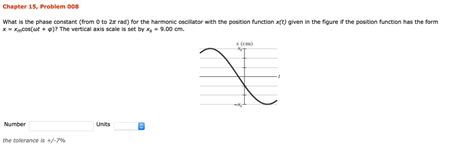 Solved Chapter Problem What Is The Phase Constant Chegg Com