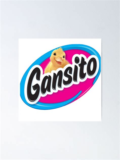 Póster Gansito Logo De Oscarrios463 Redbubble