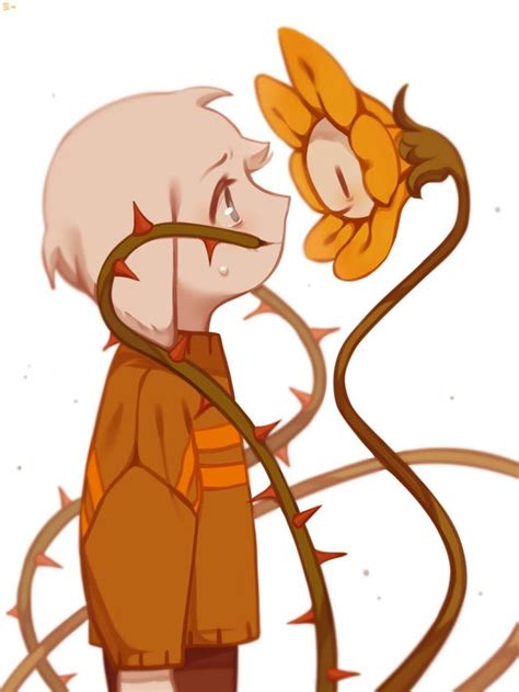 Asriel Dreemurr And Flowey Undertale Drawn By Hyeing Danbooru