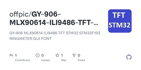 GitHub Offpic GY 906 MLX90614 ILI9486 TFT STM32 STM32F103 RINGMETER