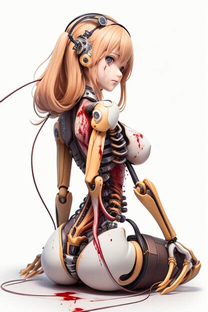 Premium Ai Image A Robot With A Skeleton On It Premium Ai Image A Robot With A Skeleton On It