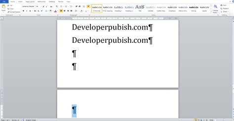 How To Delete A Page In Word DeveloperPublish How To Delete A Page In Word DeveloperPublish