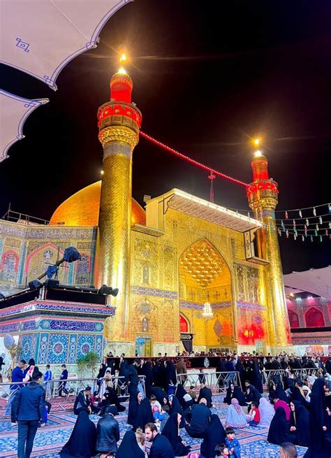 Shrine Of Imam Ali In Najaf Editorial Image Image Of Shrine Life