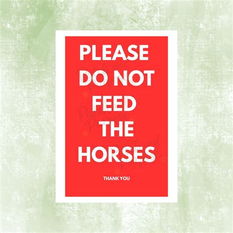 Please Do Not Feed Signs Etsy