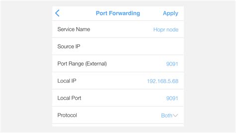 Port Forwarding Hopr Docs