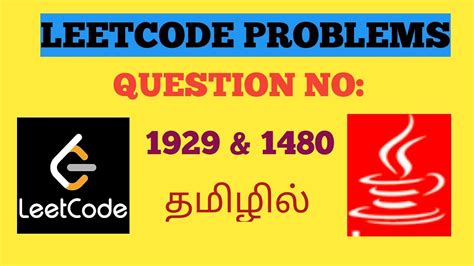 19291480 Leetcode Problems On Arrays Dsa Oop Java Leetcode Youtube