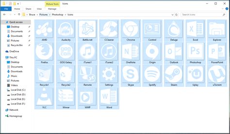 Windows 10 White Icon Pack At Collection Of Windows