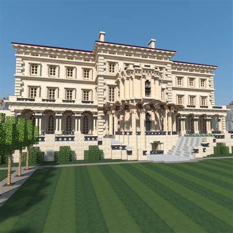 Gilded Age Mansion Capitol Minecraft Map In 2025 Minecraft Mansion
