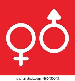 Vektor Stok Sex Love Logo Red Background Tanpa Royalti Shutterstock