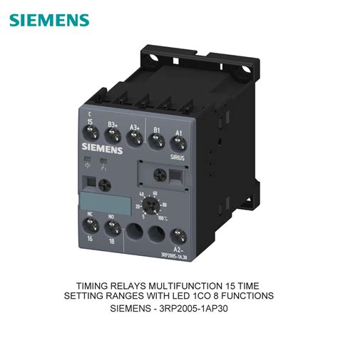 Timing Relays Multifunction 15 Time Setting Ranges
