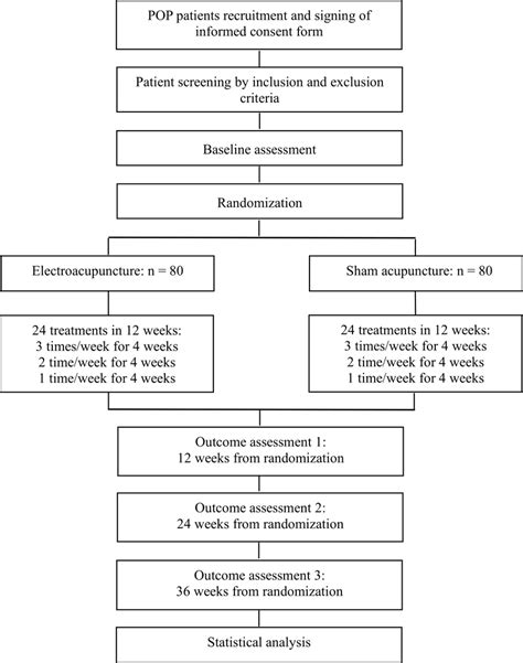 Flow Chart Of Participating Patients In The Study POP Pelvic Organ Download Scientific