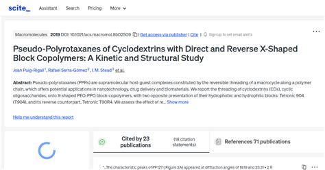 Pseudo Polyrotaxanes Of Cyclodextrins With Direct And Reverse X Shaped Block Copolymers A