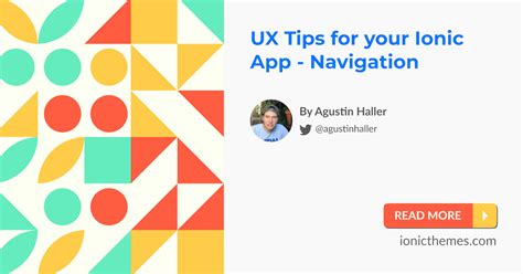 ux tips for your ionic app navigation