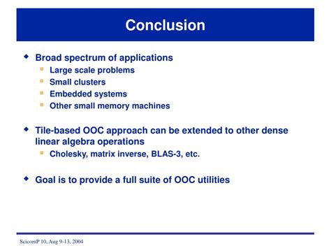 Ppt Parallel Out Of Core Lu And Qr Factorization Powerpoint