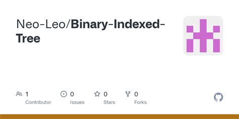 Github Neo Leobinary Indexed Tree