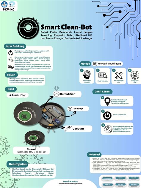 Smart Cleanbot Robot Pintar Pembersih Lantai Dengan Teknologi Penyedot Debu