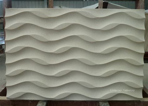 Limestone 3d Cladding Tiles For Interior Wall Decoration