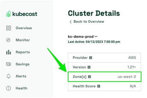 Cluster Inspect `zones` Should Be `region` · Issue 2144 · Kubecostcost Analyzer Helm Chart