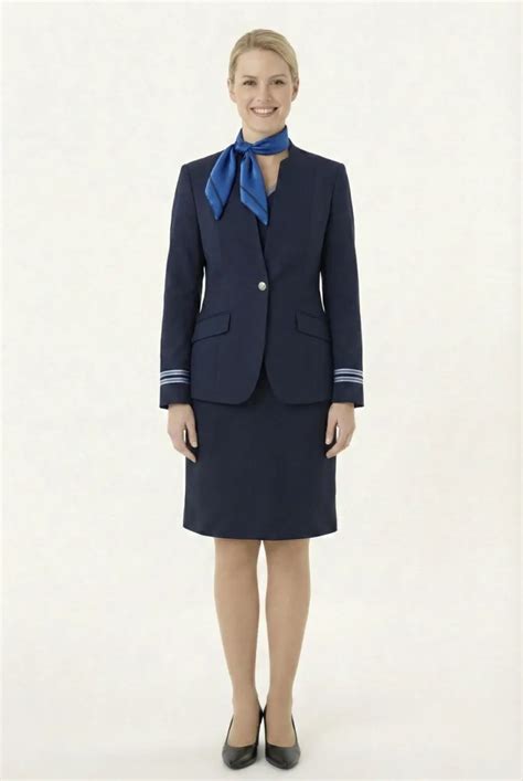 Female Flight Attendant 2025 ~ United Airlines Uniform Airline
