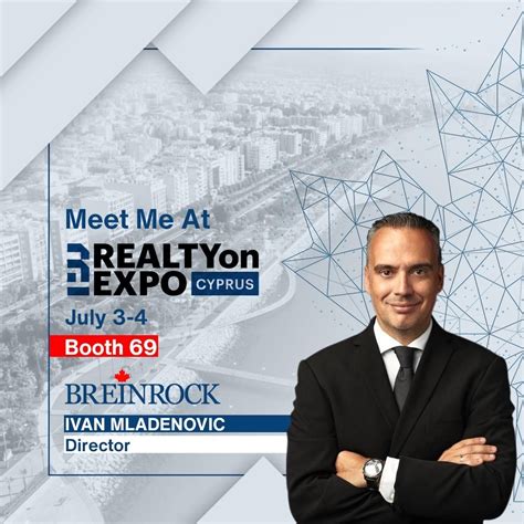 Ivan Mladenovic On Linkedin Looking Forward To Being Back In Cyprus 🇨🇾next Week For Realtyon Expo …