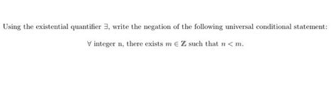 Solved Using The Existential Quantifier 3 Write The