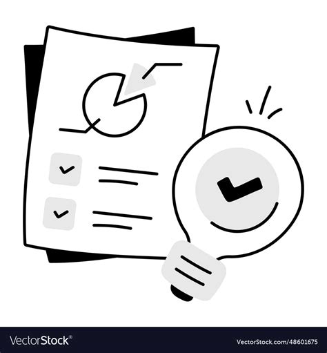 Creative Analysis Royalty Free Vector Image Vectorstock
